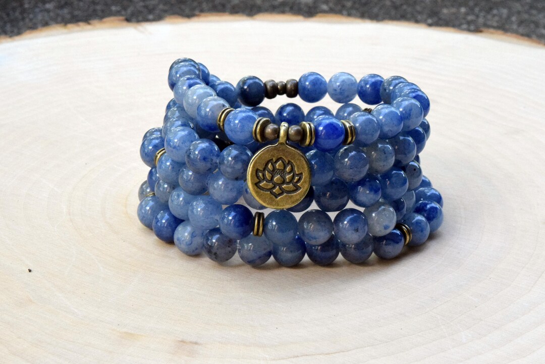 108 Mala Bead Bracelet, Mala Meditation Prayer Beads, Mala Necklace ...