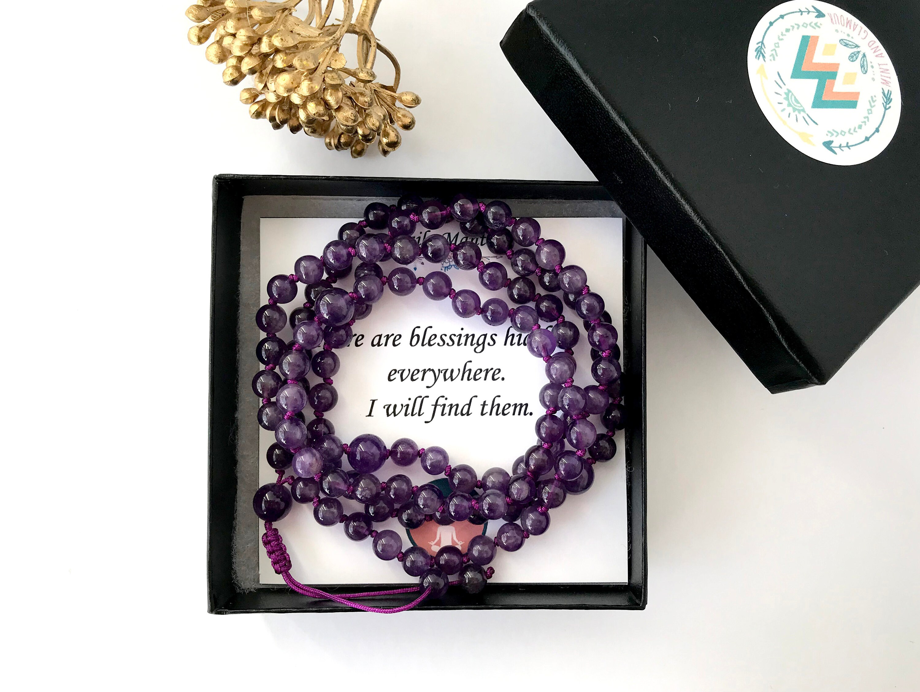 Powerful PROTECTION and STRESS Reliever AMETHYST Bead - Etsy