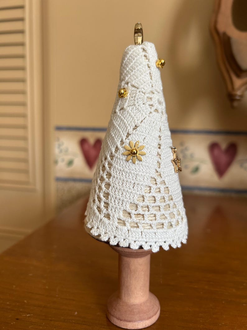 Decorated Doily Trees - Etsy