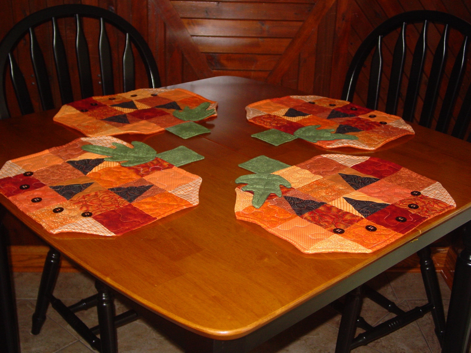 Jack 0'lantern Placemats - Etsy
