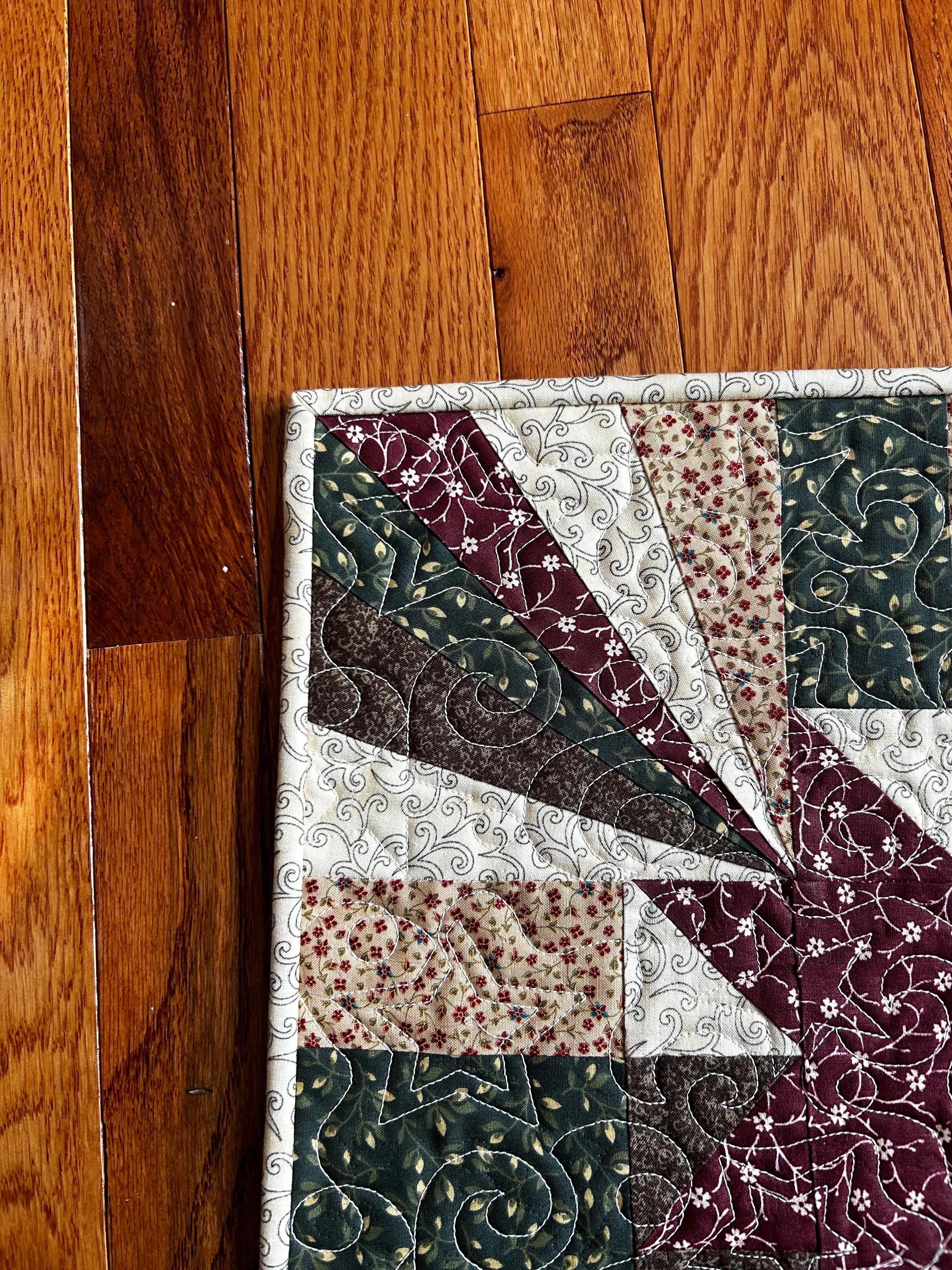 Falling Star Quilt Square - Etsy