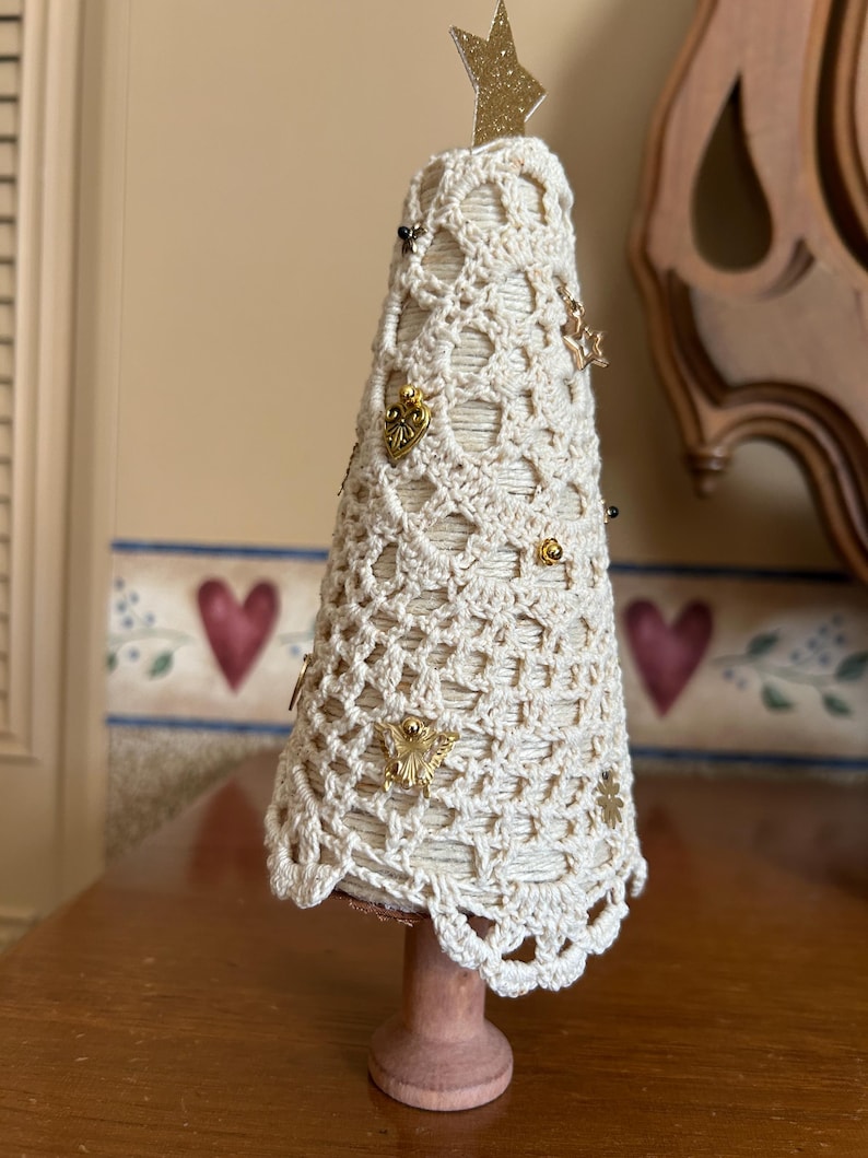 Decorated Doily Trees - Etsy