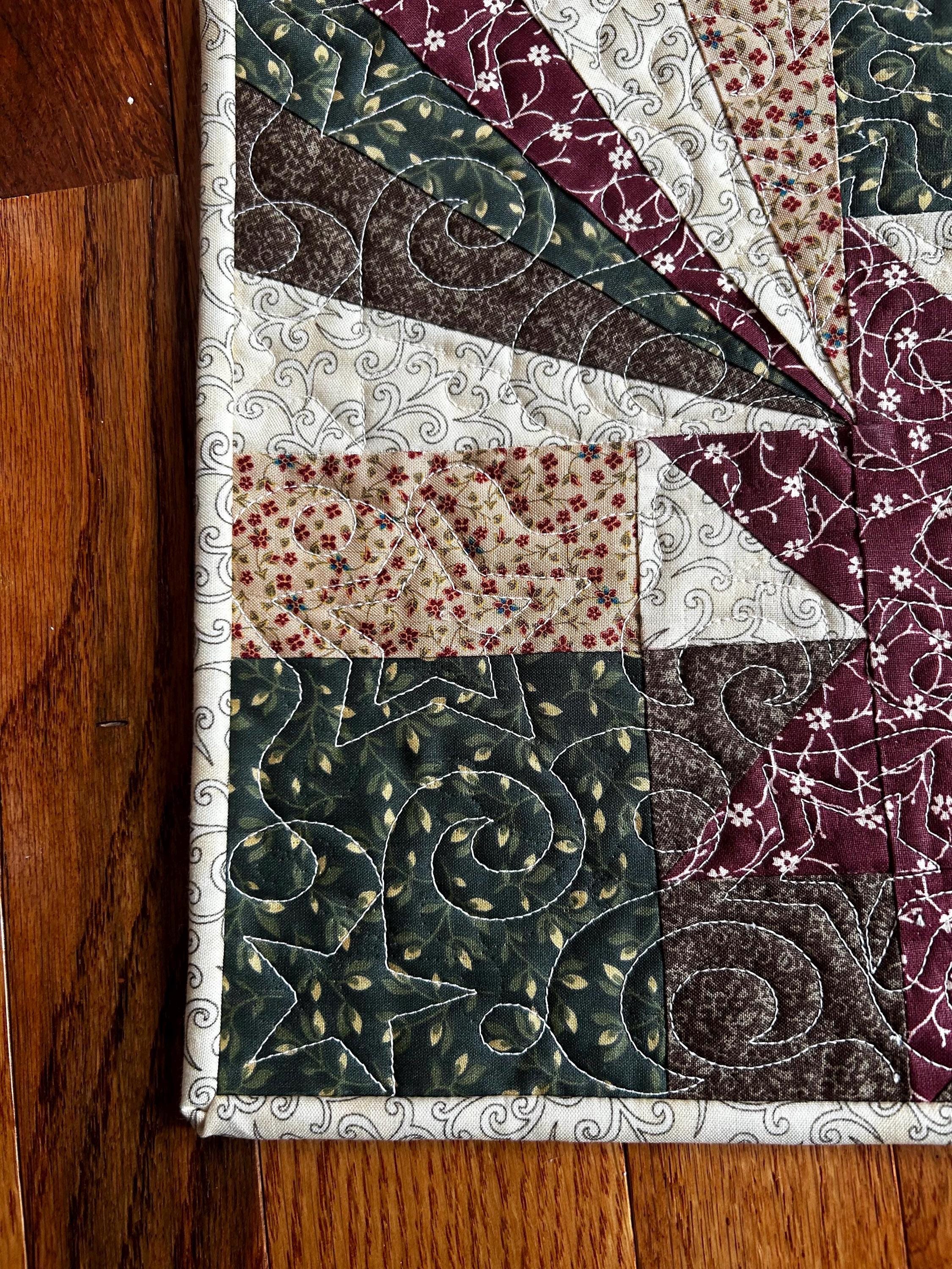 Falling Star Quilt Square - Etsy