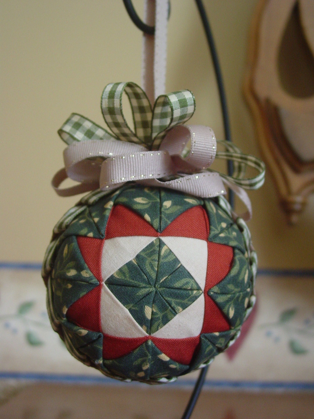 Quilted Ohio Star Ornament - Etsy