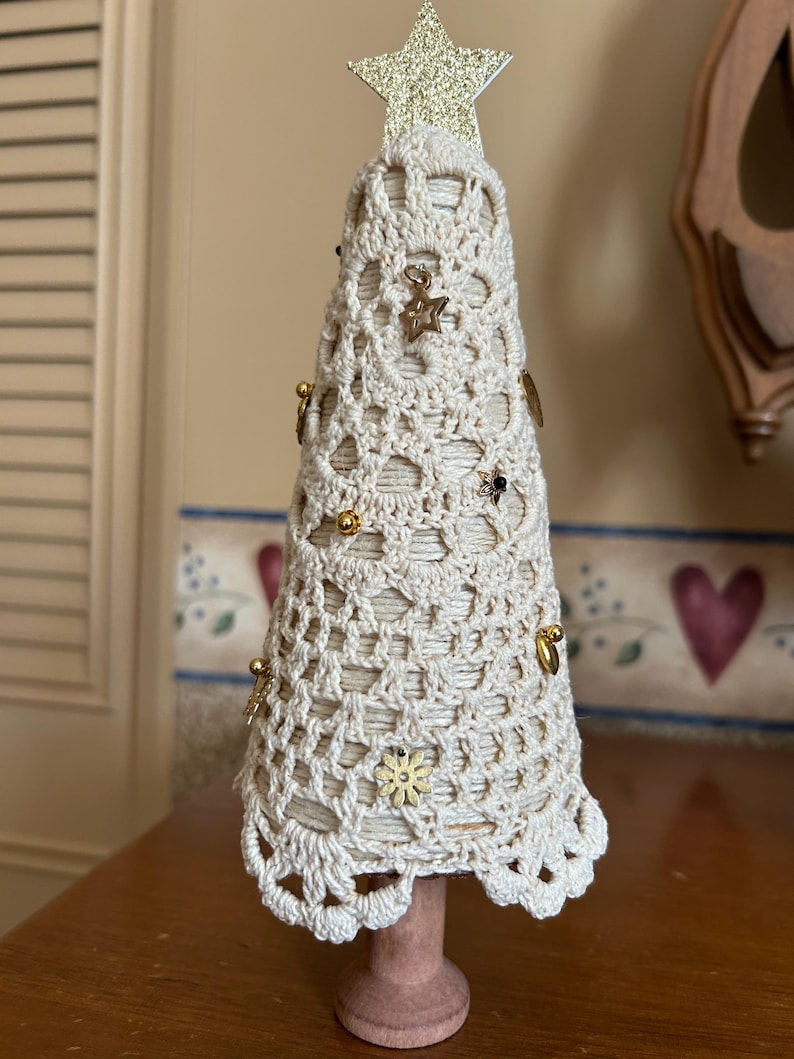 Decorated Doily Trees - Etsy