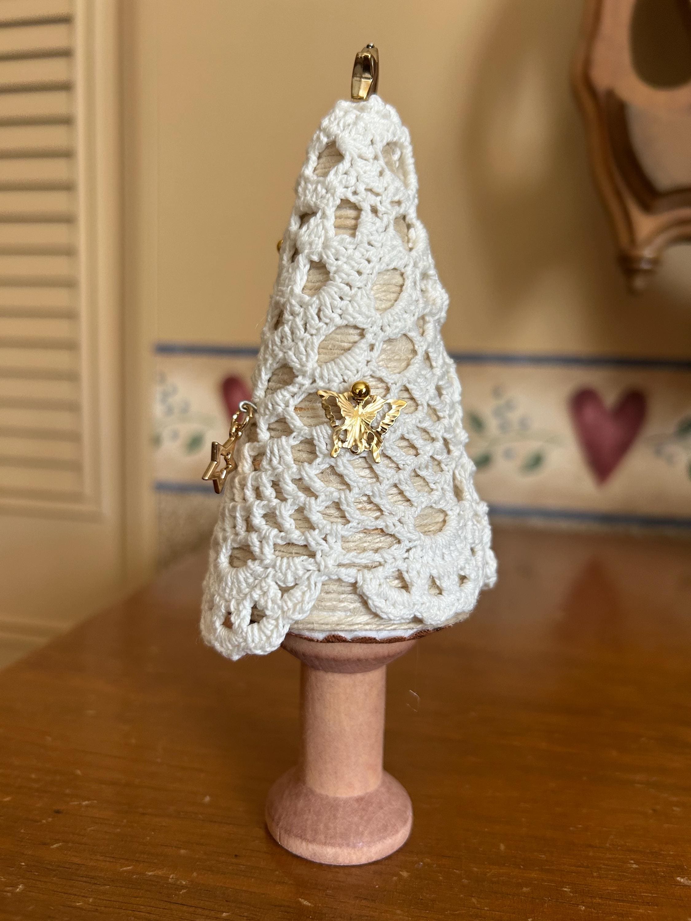 Decorated Doily Trees - Etsy