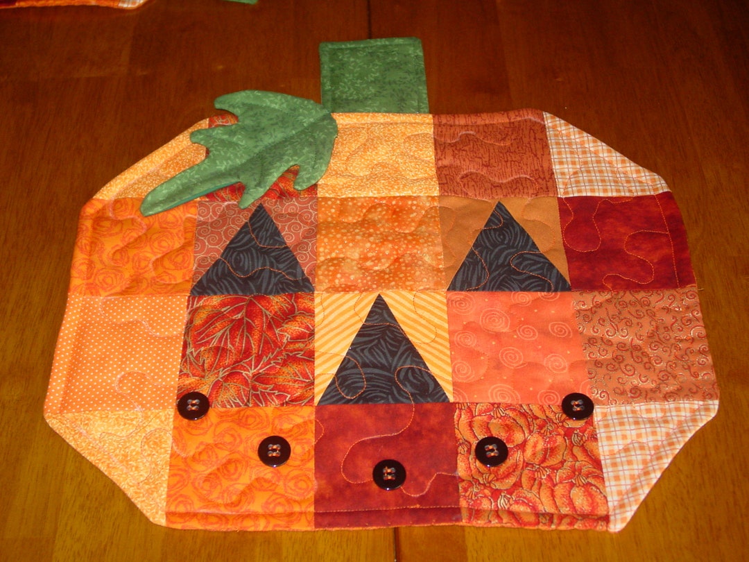Jack 0'lantern Placemats - Etsy
