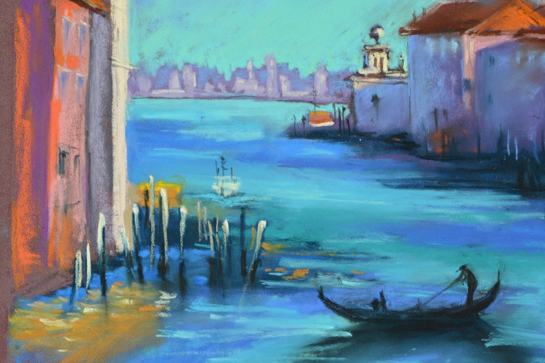 Bright and Atmospheric Original Pastel Drawing of the Largest and ...