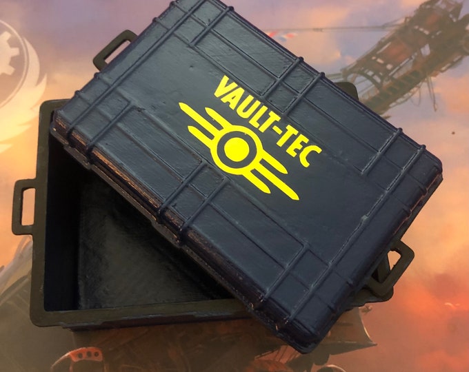 Fallout 76 Vault Tec Stash Box Prop 3D Printed Collectible Ready to ...