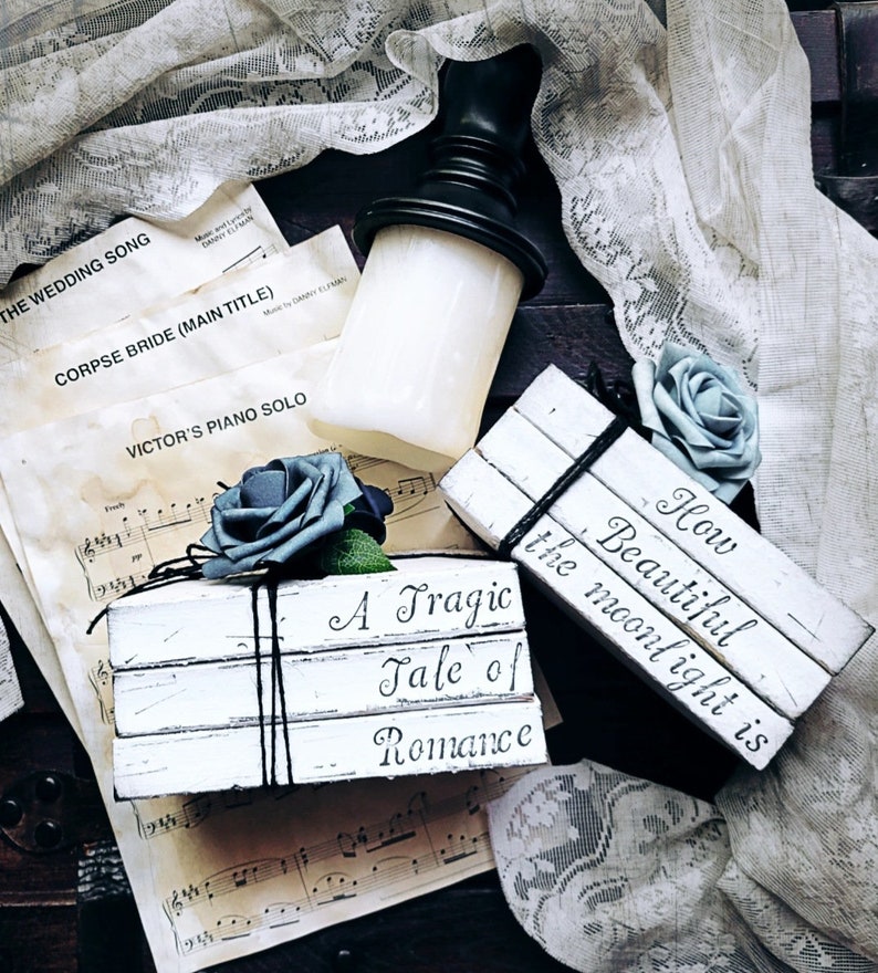 Corpse Bride Tim Burton Inspired Wedding Stamped Book Set | Etsy