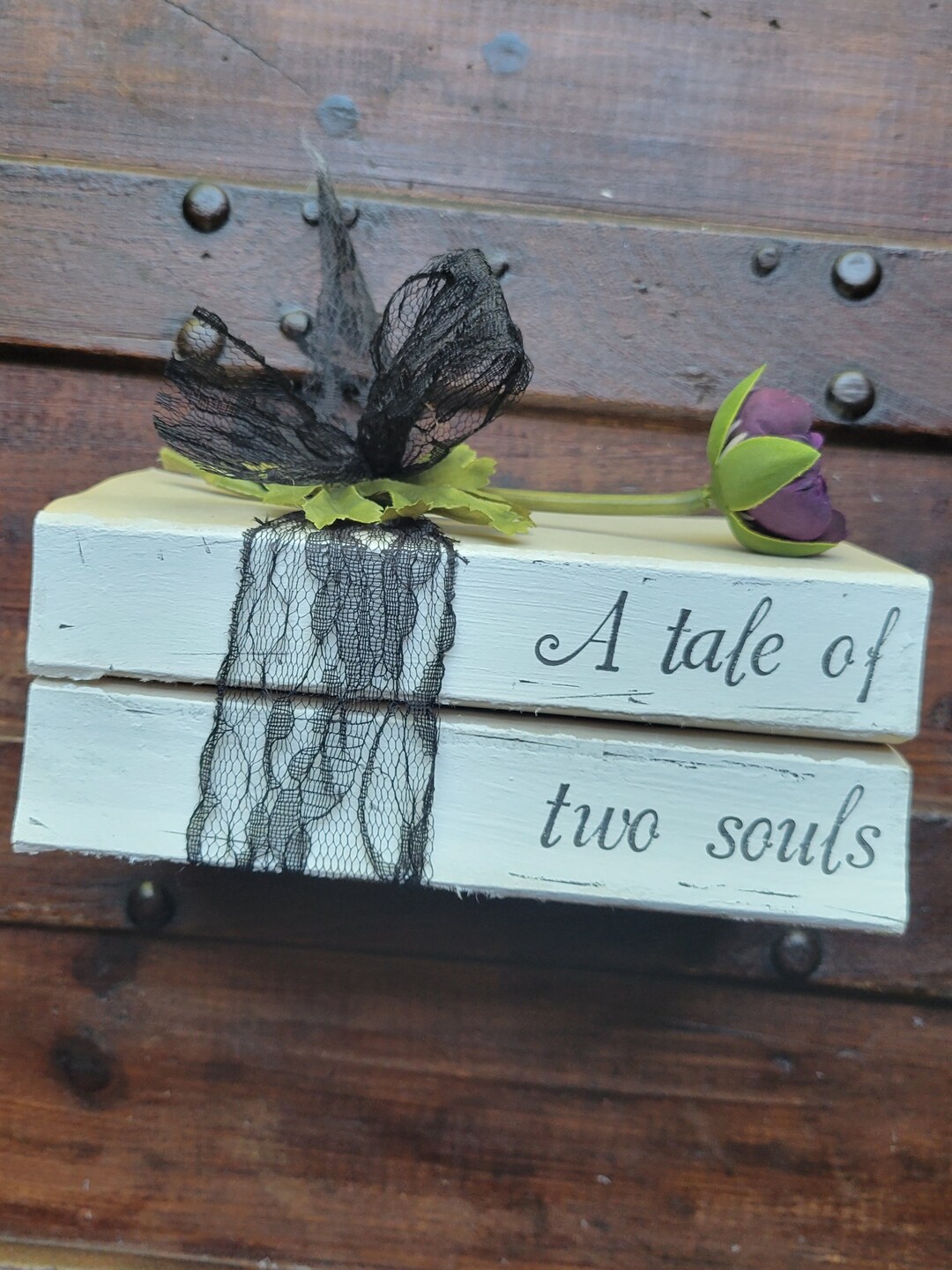 A Tale of Two Souls Book Decor Halloween Wedding Decor Book Lovers - Etsy
