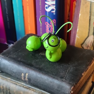 Handmade Wooden Book Worm; Bookworm;large and Small Book Worm Decor ...