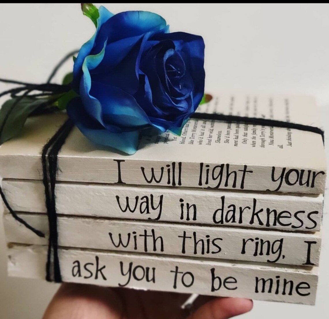 Corpse Bride Inspired Handmade Book Stack Halloween Wedding - Etsy