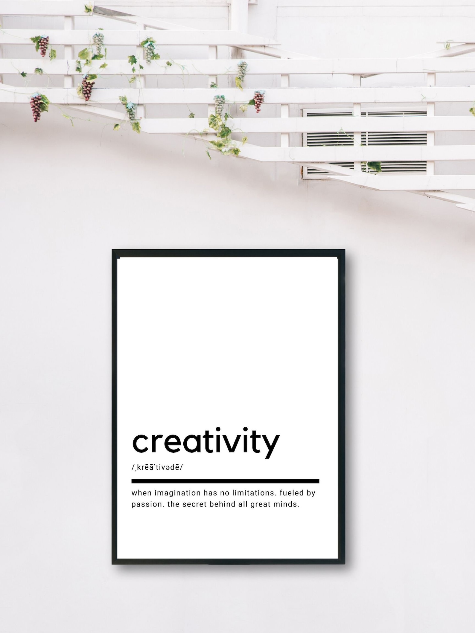 Creativity Definition Printable Wall Art Creativity Poster - Etsy