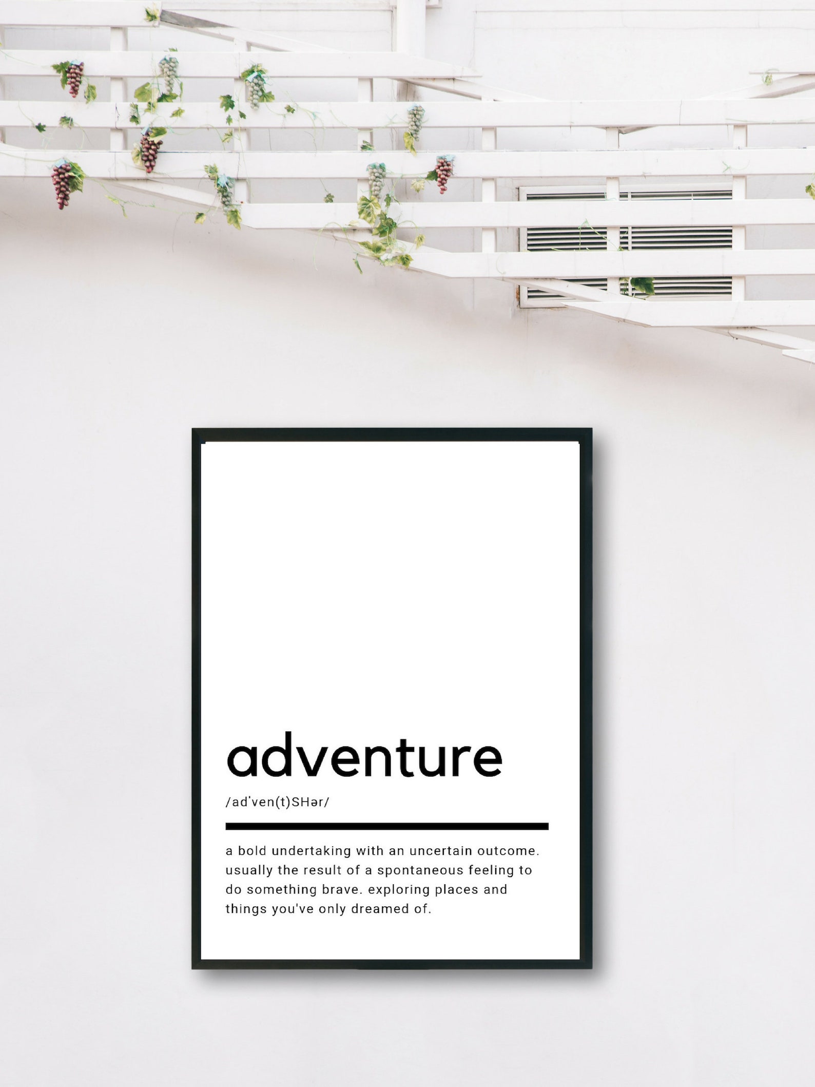 Adventure Definition Printable Wall Art Adventure Print - Etsy