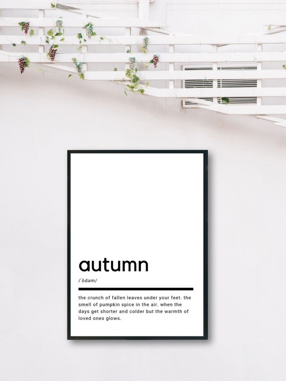 Descriptions Of Autumn
