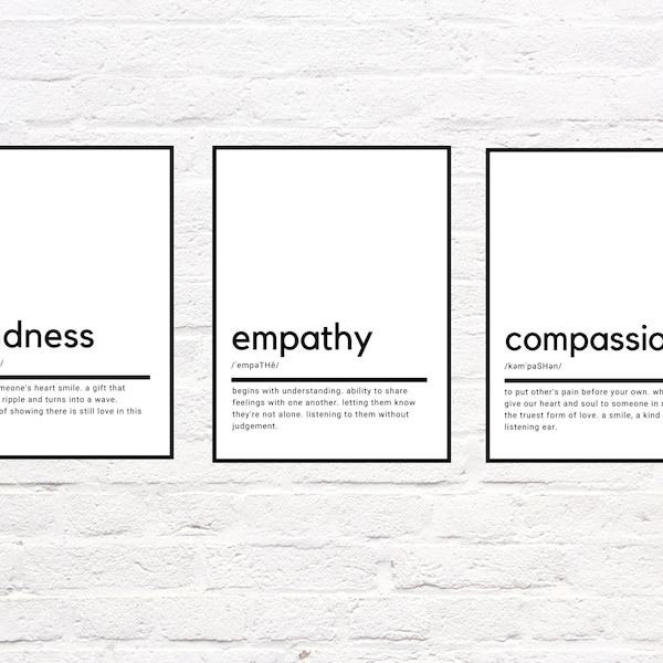 Empathy Poster - Etsy