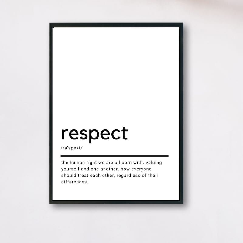Respect Posters - Etsy