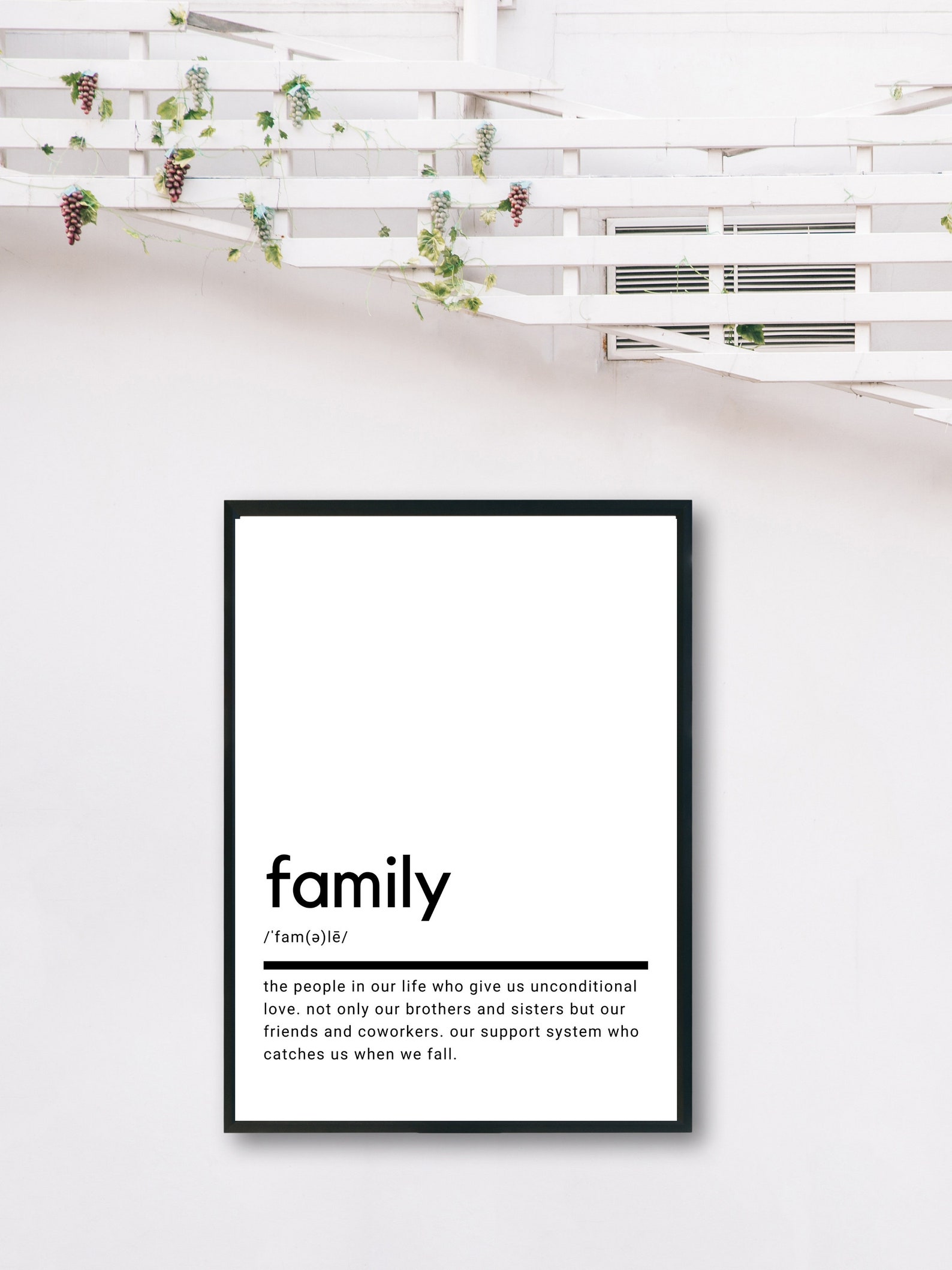 Family Definition, Printable Wall Art, Family Poster, Family Quote ...