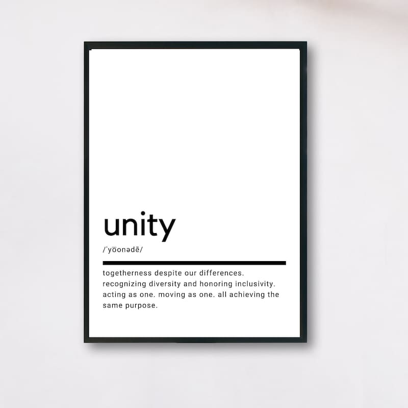 Unity/ Wall Art - Etsy UK