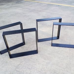 Hoop Legs - COFFEE TABLE & BENCH | 75x8mm Steel | Steel Table Legs ...