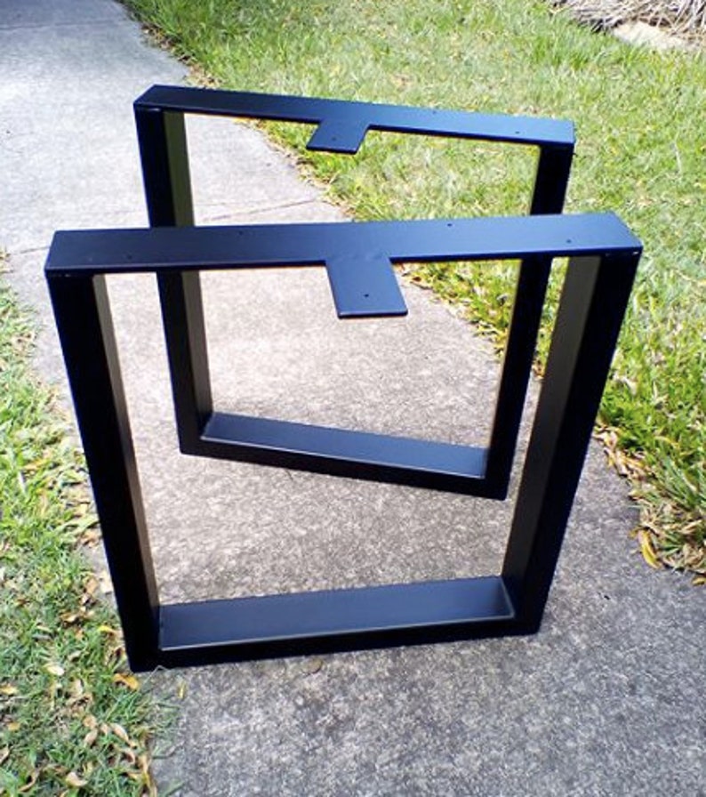 Hoop Legs DINING TABLE / DESK 100x50mm Steel Steel Table - Etsy Australia