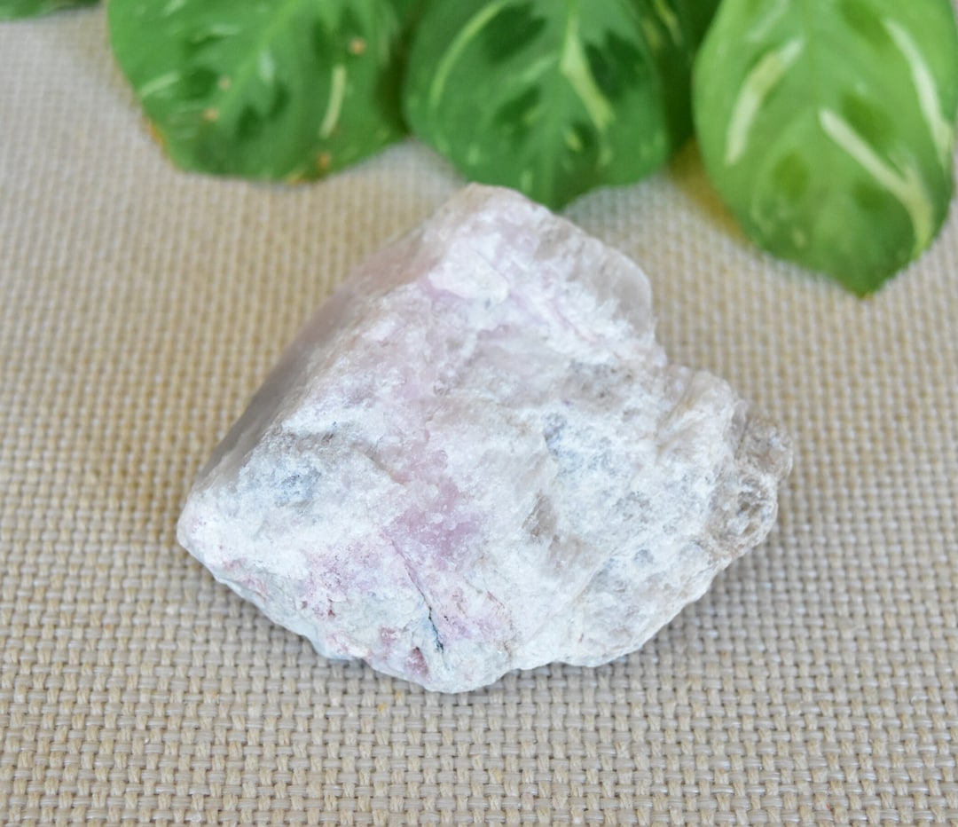 Rough PETALITE. Light Pink Color. Beautiful Specimen! Medium Sized ...
