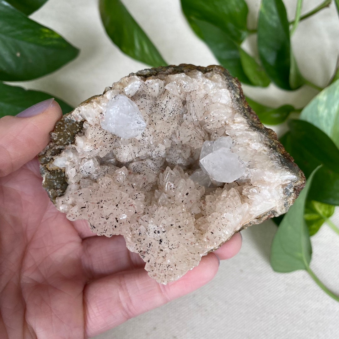 Quartz Cluster With Goethite Inclusions. Mineral From Ouarzazate Area ...