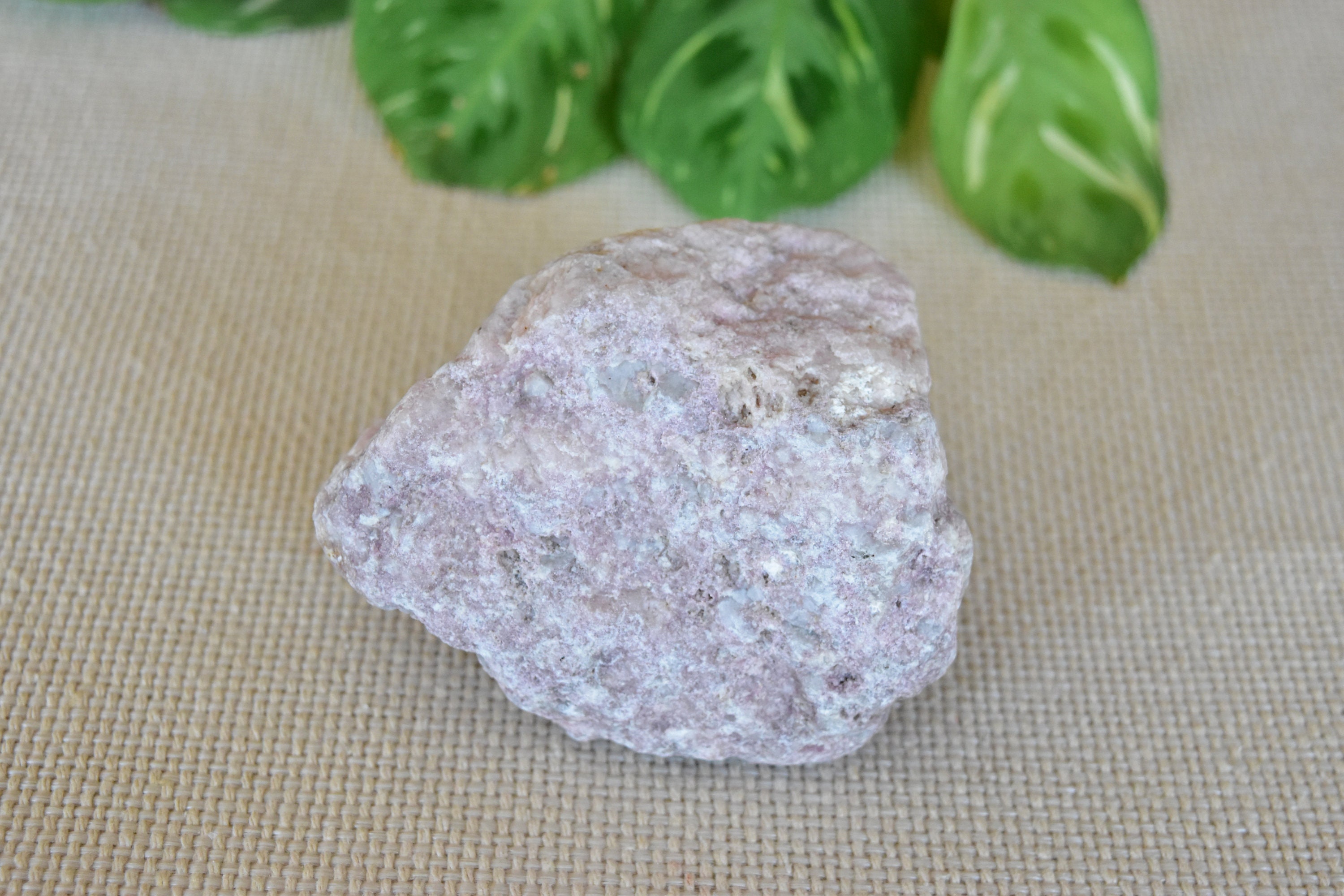 Pink PETALITE Crystal. Light pink color. M/L rough healing crystal from ...