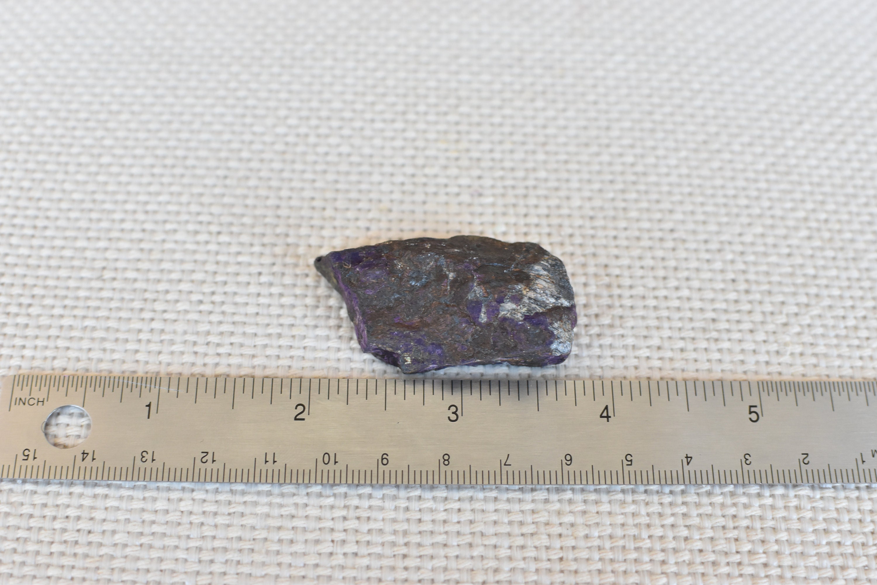 Purpurite heterosite crystal with triphylite - Natural / raw / rough ...