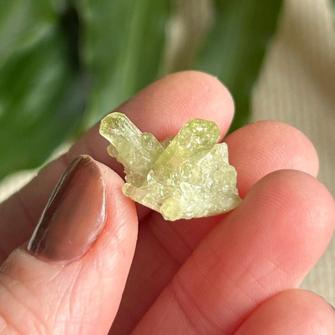 Very RARE Green Gem VESUVIANITE IDOCRASE Crystal Cluster From Jeffrey ...