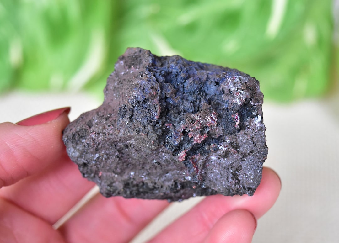 RARE TENORITE, COPPER, Zincite, and Azurite Specimen From Hettstedt ...