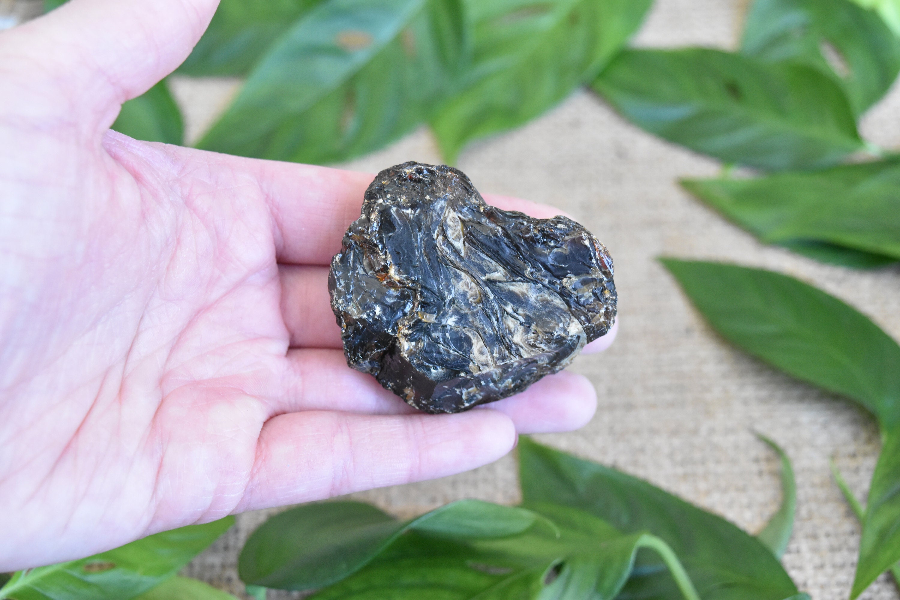 Fluorescent Amber. Super rare deep red semi translucent amber from ...