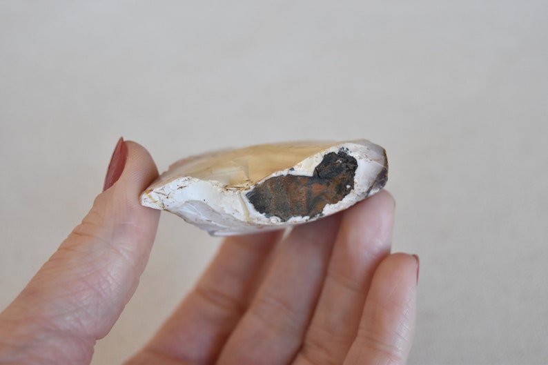 Rough White Mookaite Jasper Crystal. Raw and Natural Specimen. - Etsy