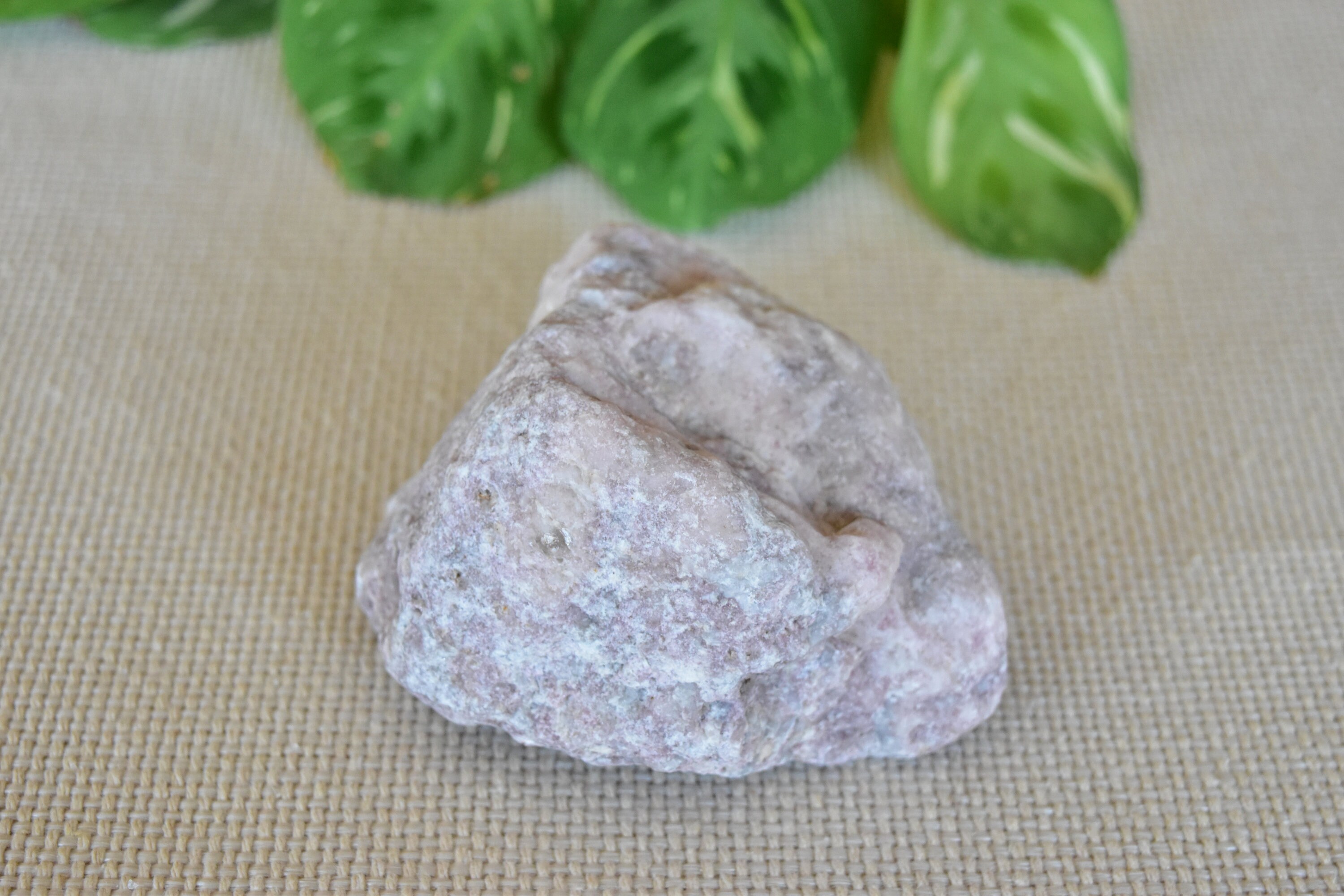 Pink PETALITE Crystal. Light pink color. M/L rough healing crystal from ...