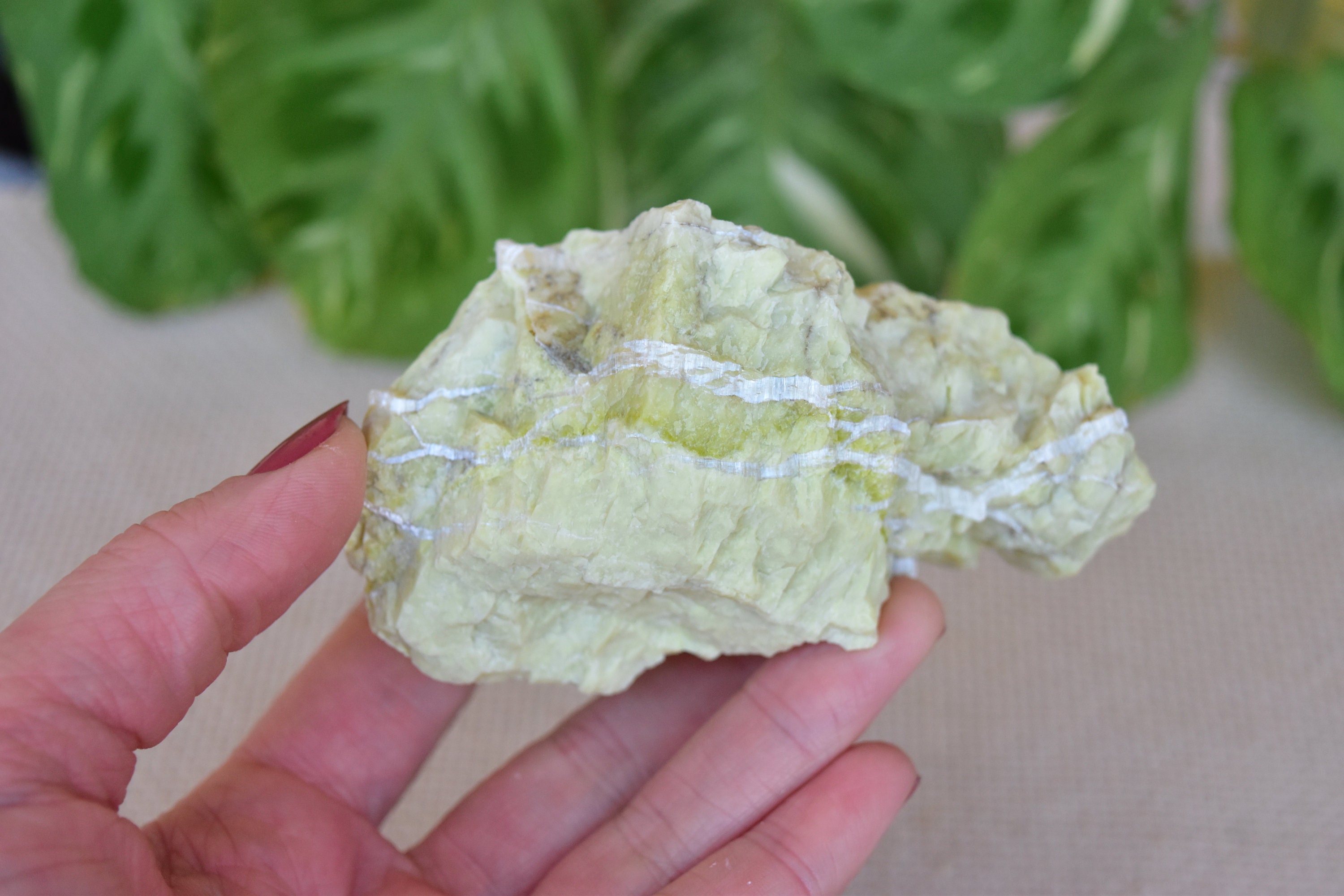 Raw Jade Veins