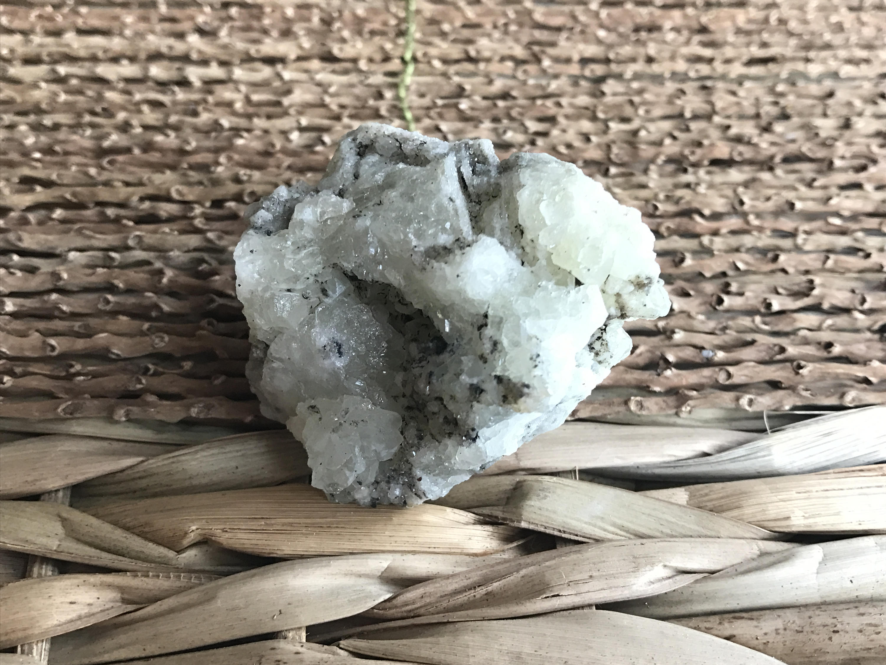 Green Datolite crystals with anhydrite. Upper New Street Quarry ...