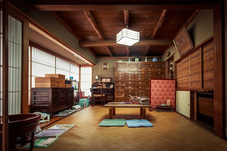 Fukusa silk Cloth Shin Deep Vermillion Kitamura Tokusai - Etsy