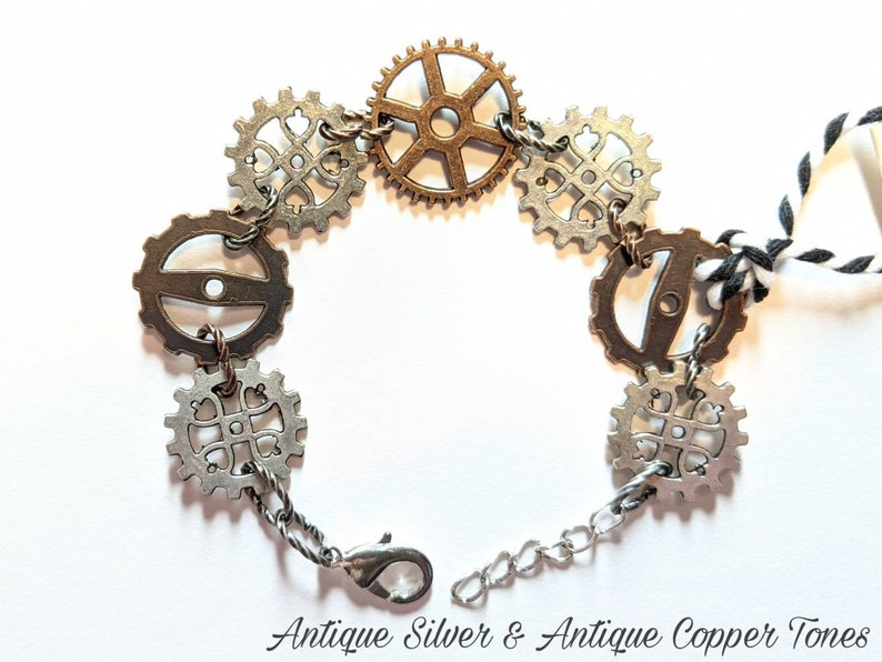 Steampunk Bracelet Steampunk Gears Gear Bracelet Steampunk Jewelry ...