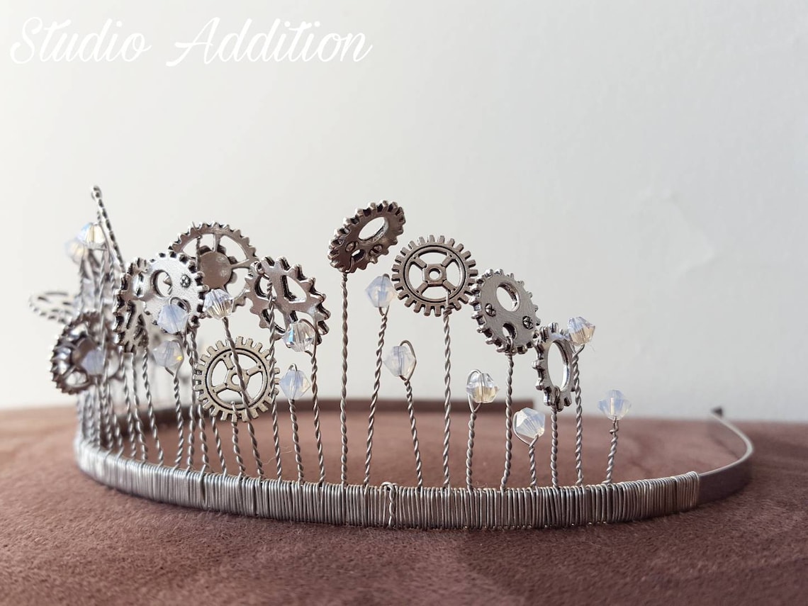 Steampunk Tiara - Wirework Tiara - Tiara Headband - Tiara Crown ...
