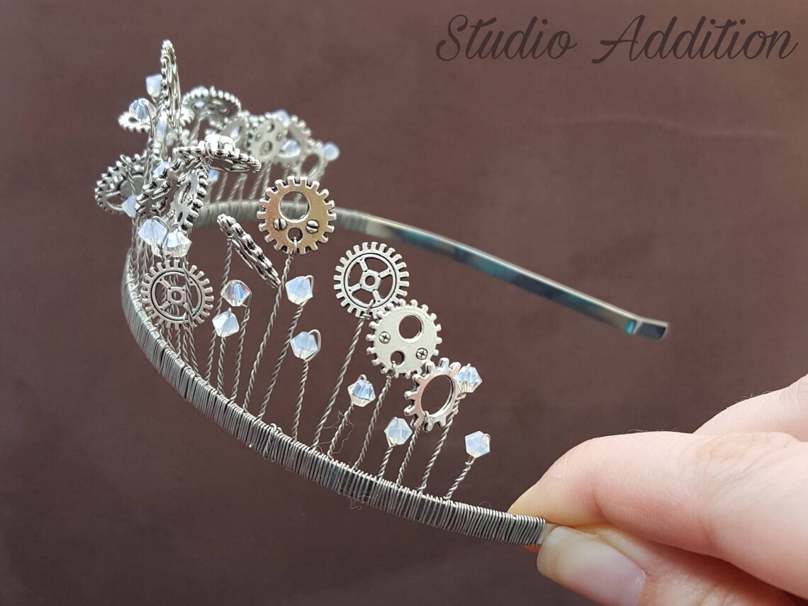 Steampunk Tiara - Wirework Tiara - Tiara Headband - Tiara Crown ...