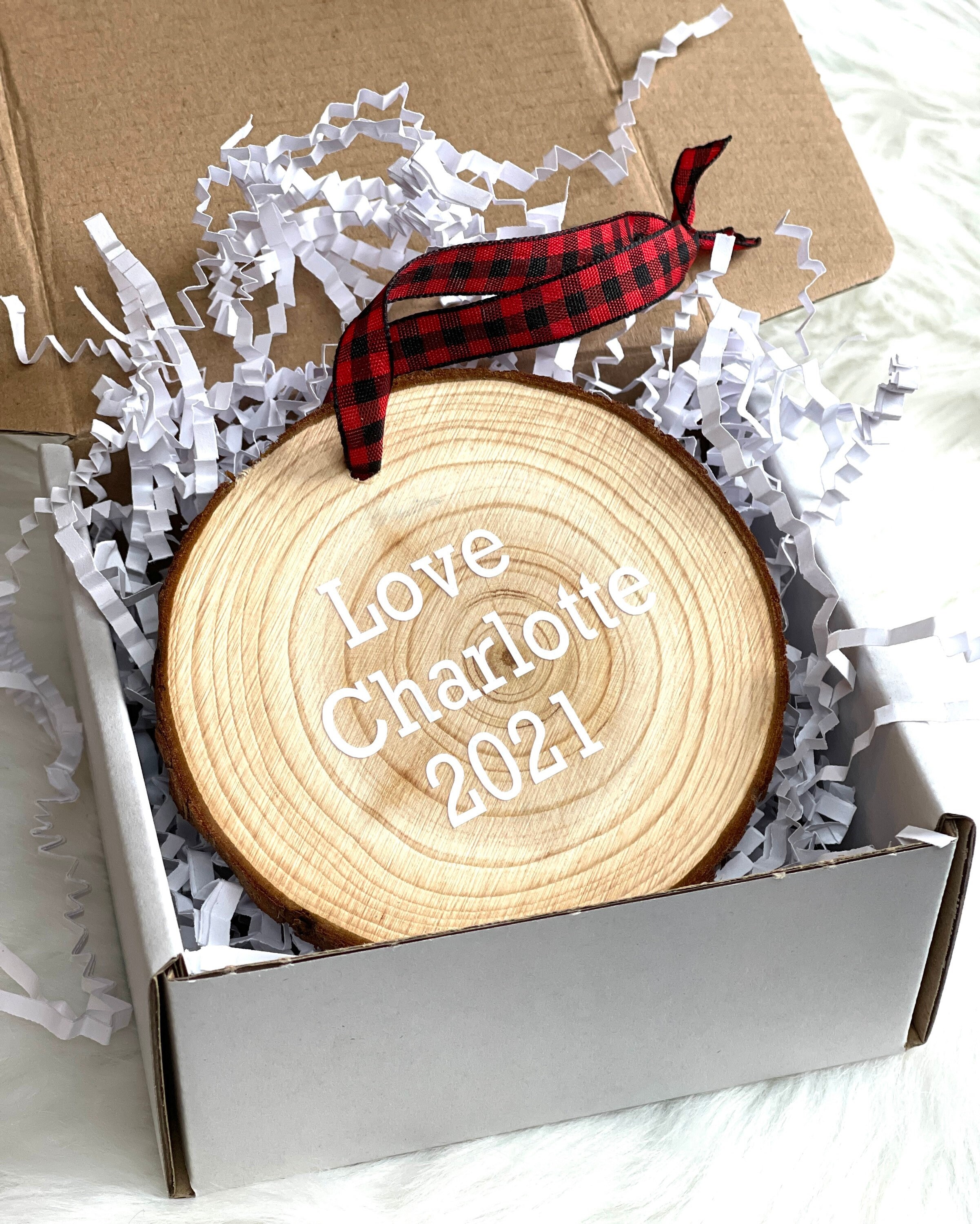 Feliz Navidad Wood Slice Ornament Holiday Gift Christmas - Etsy