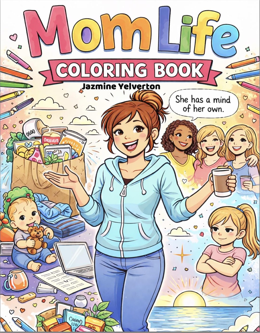 Mom Coloring Book - Etsy