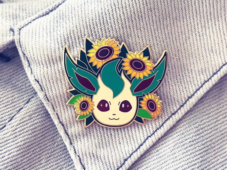 Pokemon Eeveelutions Pins Leafeon - Etsy