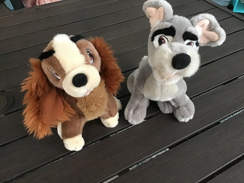 Disneys Lady and the Tramp Stuffed Animals, Disney Collectibles, Gift ...