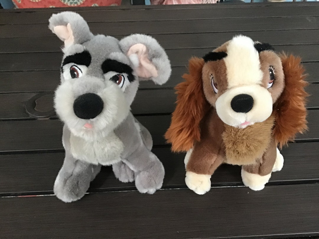 Disneys Lady and the Tramp Stuffed Animals, Disney Collectibles, Gift ...