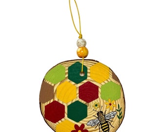 Bee Ornament, Honey Bee, Shell Ornament, Bees - Etsy