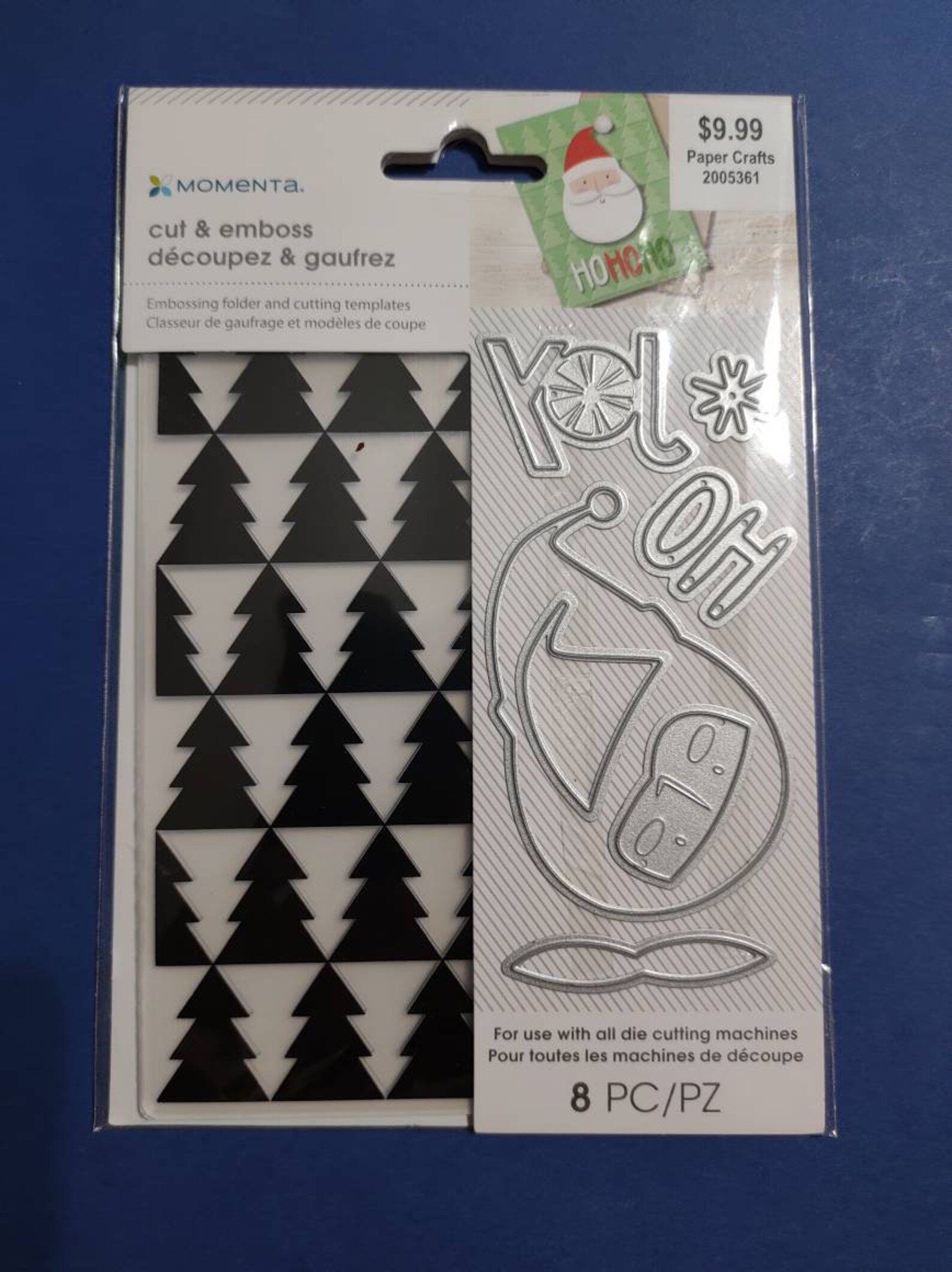 Momenta Cut and Emboss Christmas Tree Embossing Folder and - Etsy
