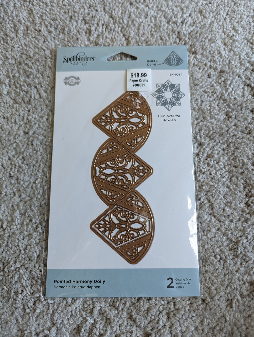 Spellbinders Pointed Harmony Doily Metal Die Set - Etsy