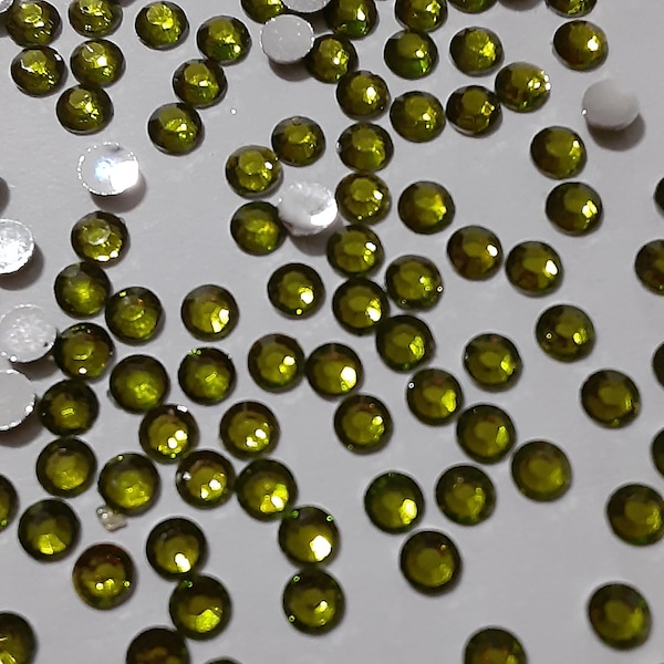 Olive Green Rhinestones - Etsy